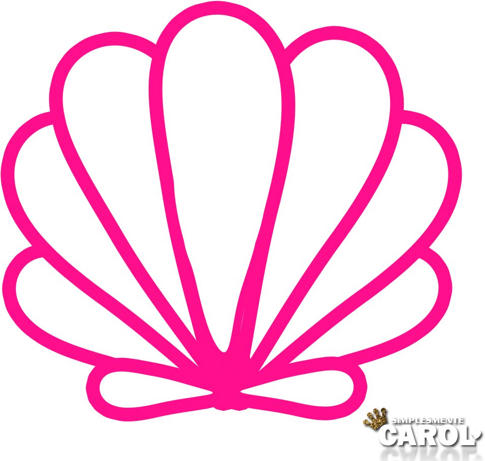 Download Seashell Heart Clipart - Almejas De Mar Dibujo - Full Size PNG ...