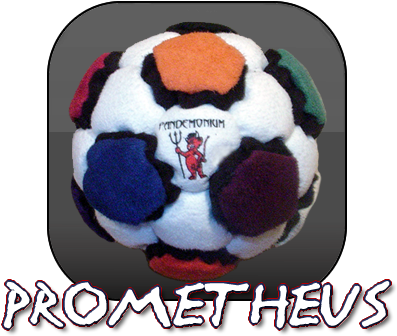 Download Prometheus Footbag - Prometheus Footbag 44 Panels Rare Hacky ...