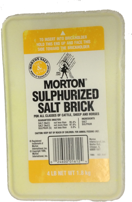 Download Morton Salt Sulfur Salt Brick - Morton Iofixt Iodized Salt 4 ...