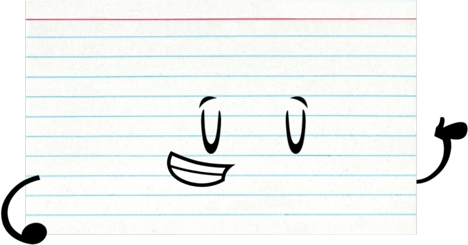 Download Transparent Notecard Pose - Calligraphy - PNGkit