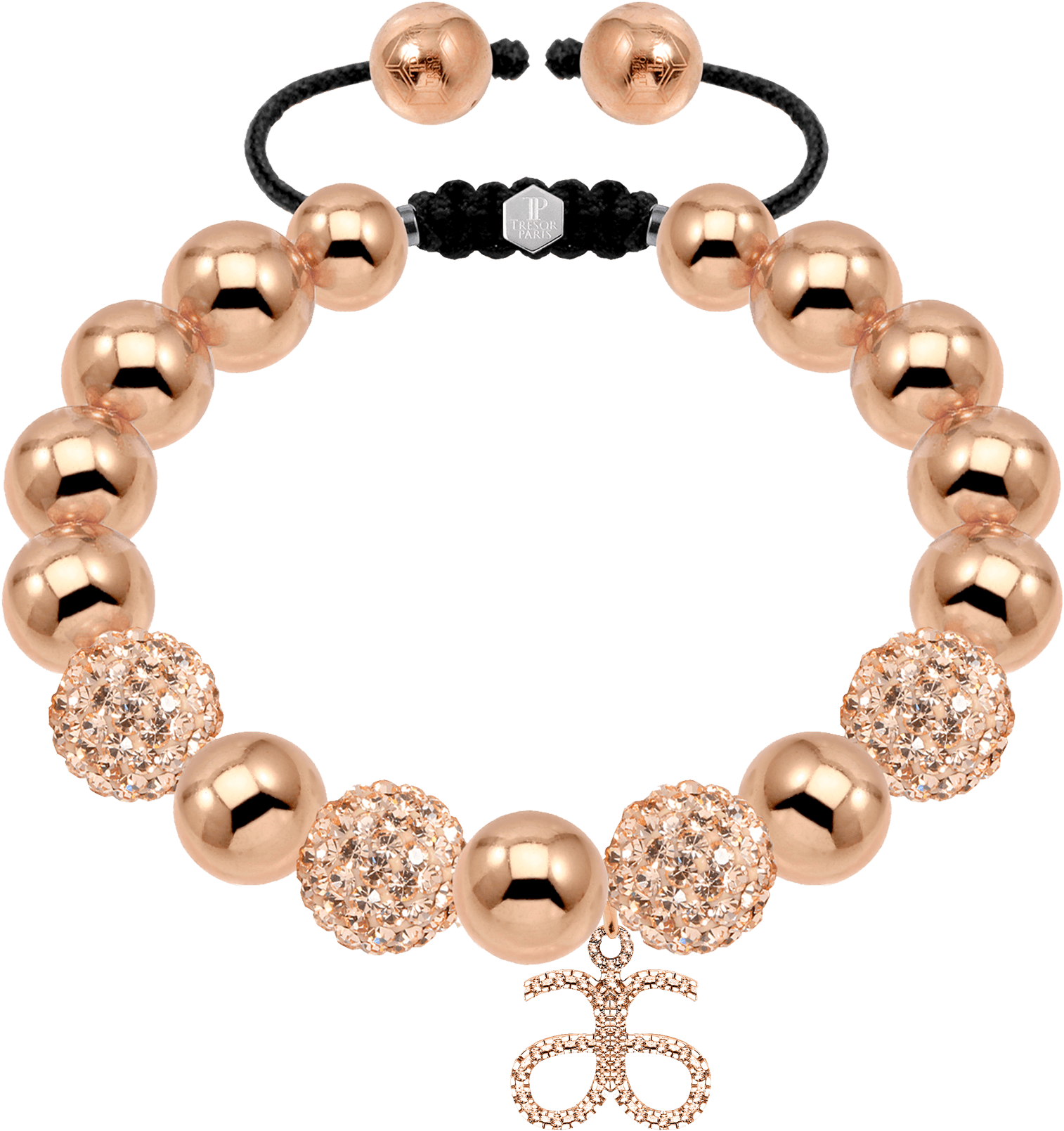 Download Gold 10mm Crystal 18ct Gold Plated Stainless Steel - Tresor ...