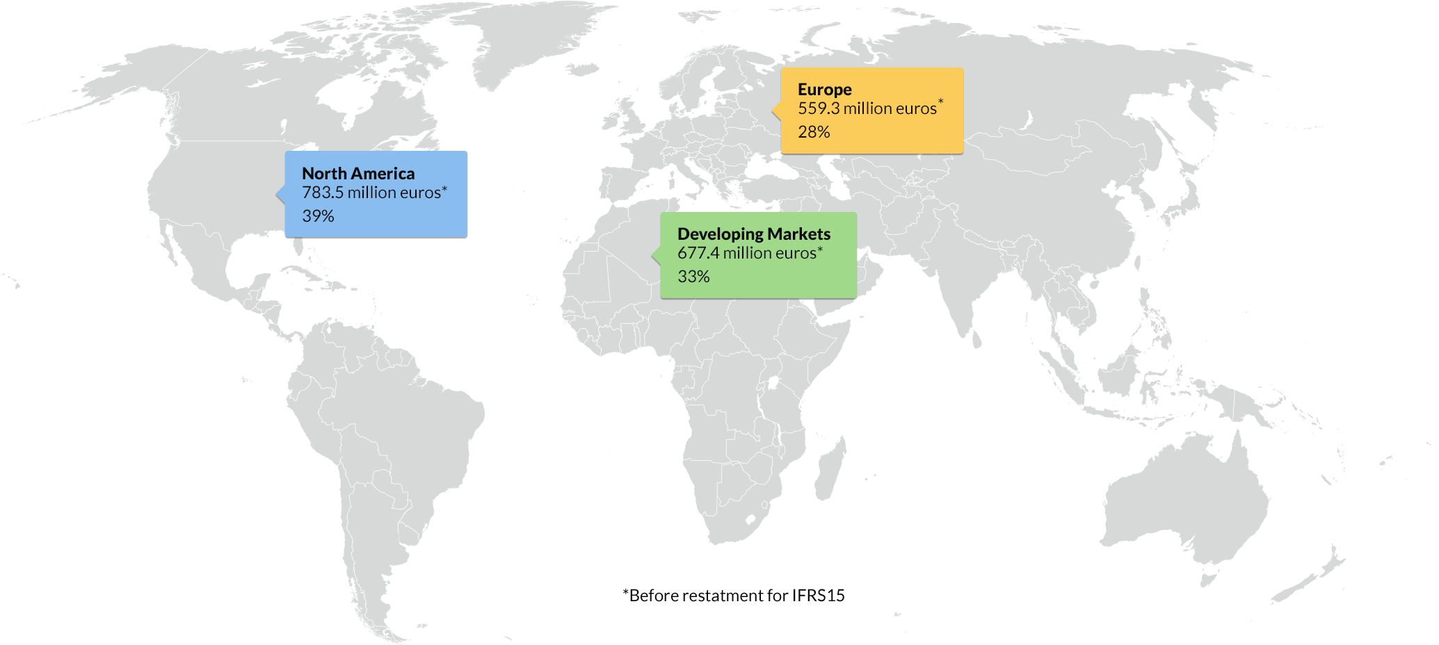 Download Global Map Of Bic's Worldwide Sales - World Map - Full Size ...