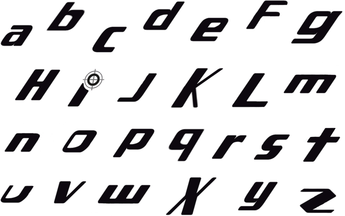 Download I Made A Complete Alphabet Of The Thh Logo Font - Danganronpa ...