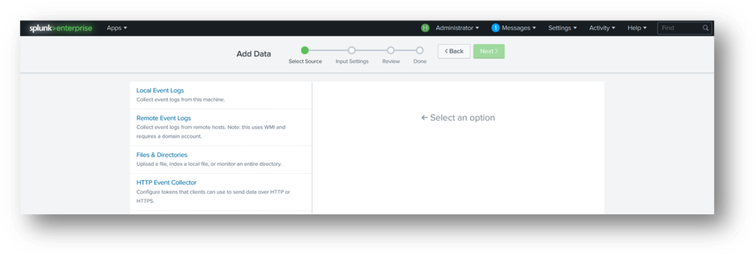 Download When You Click Monitor, Splunk Web Loads A Page That ...