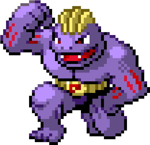 Download Machoke - Pixel Art - Full Size PNG Image - PNGkit
