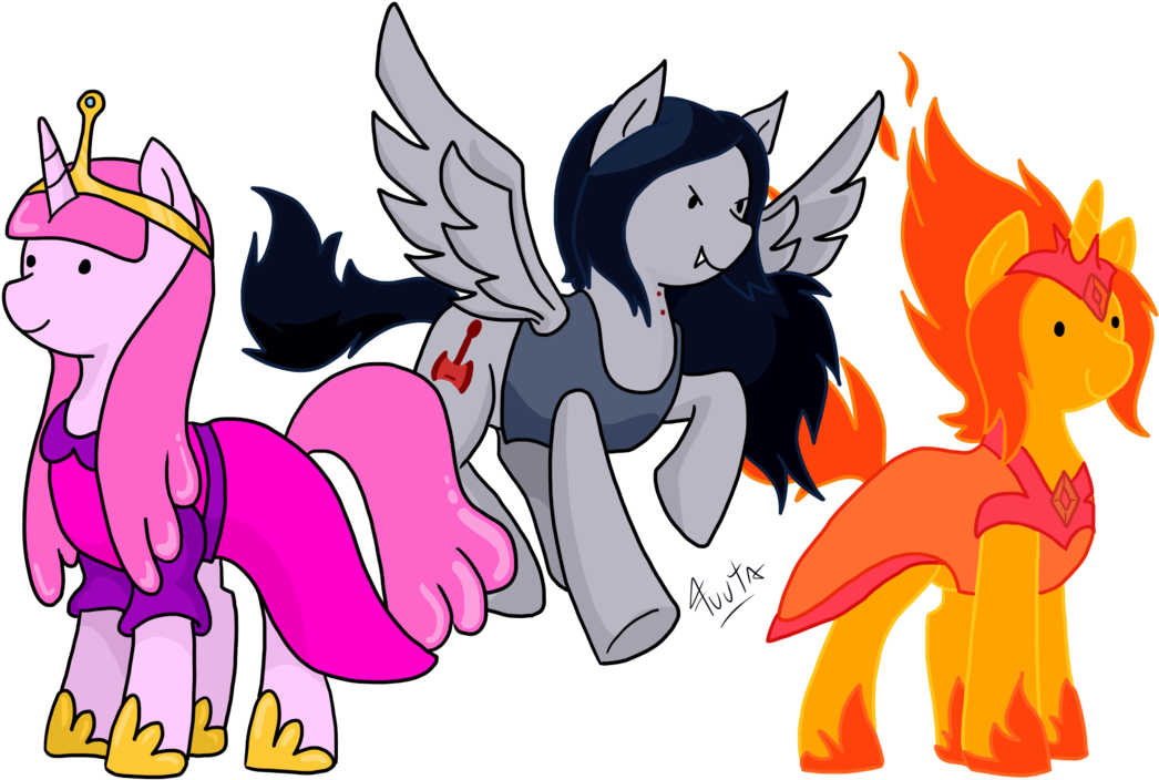 Download Adventure Time, Flame Princess, Marceline, Ponified ...