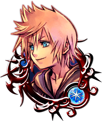 Download Prime - Illustrated Roxas - Khux Stained Glass 4 - Full Size ...
