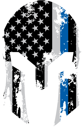 Download Thin Blue Line American Flag - American Flag - Full Size PNG ...