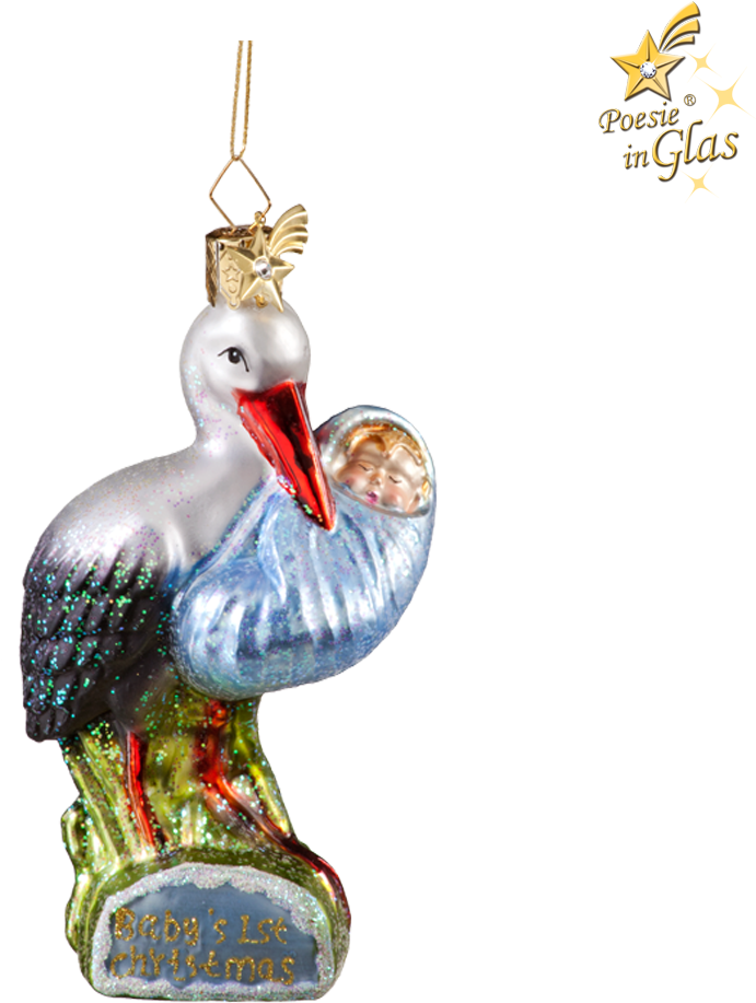 Download Stork "baby's 1st Christmas" - Christmas Day - Full Size PNG ...