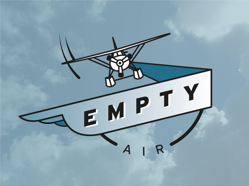 Download Empty Air Logo Plane Sky Flying Logo Airplane - Street Sign ...