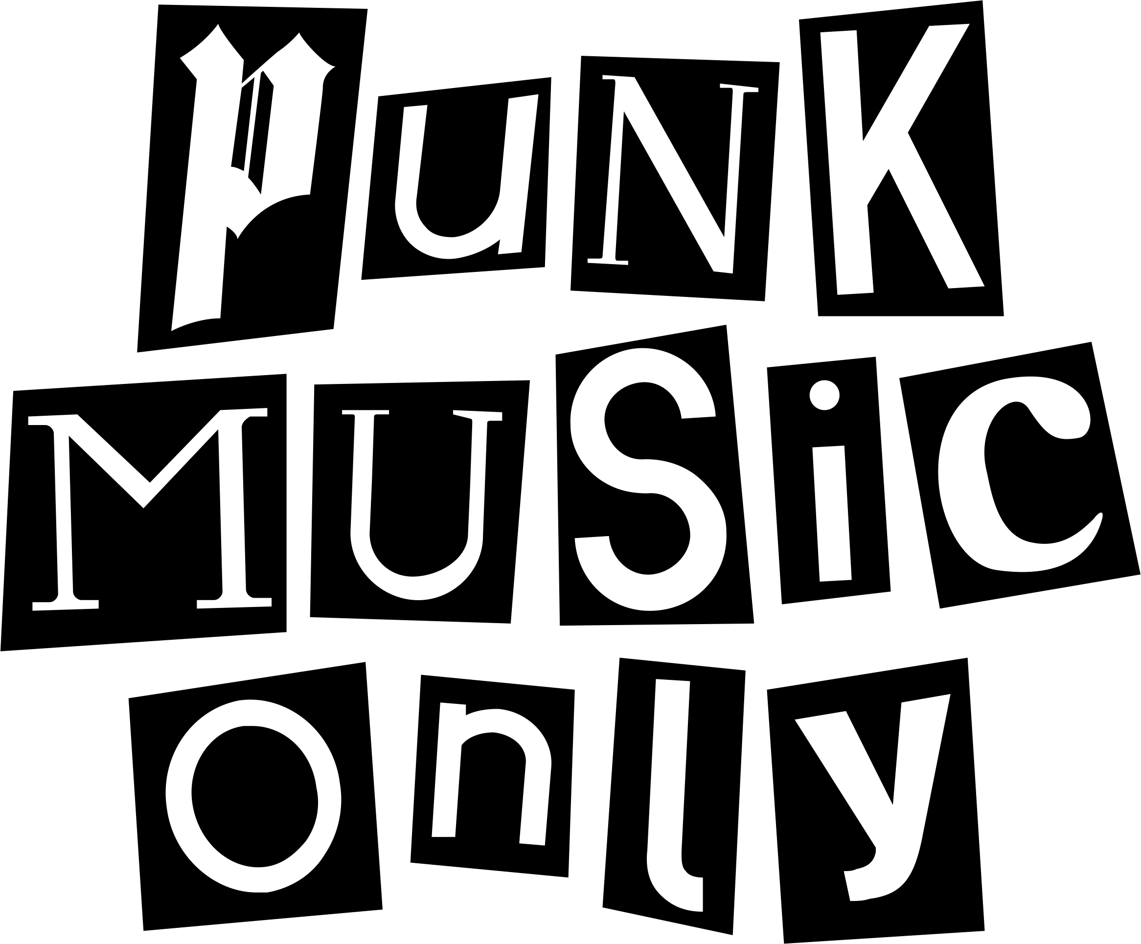 Download This Free Icons Png Design Of "punk Music Only" Black - Full ...
