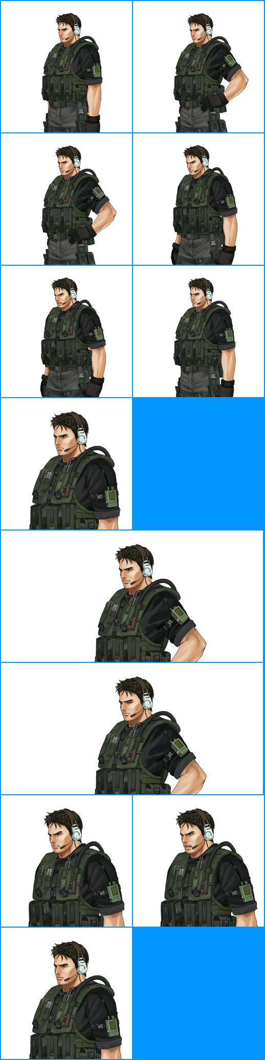 Download Chris Redfield - Cartoon - Full Size PNG Image - PNGkit