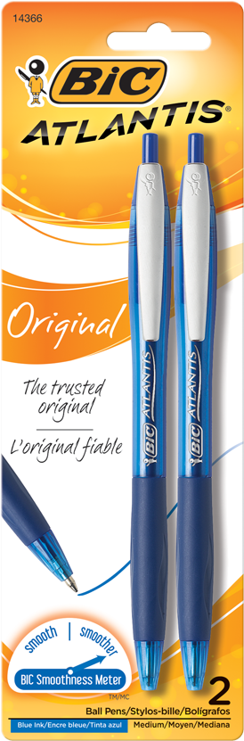 Download Bic® Atlantis® Retractable Ball Point Pens - Bic Ballpoint ...