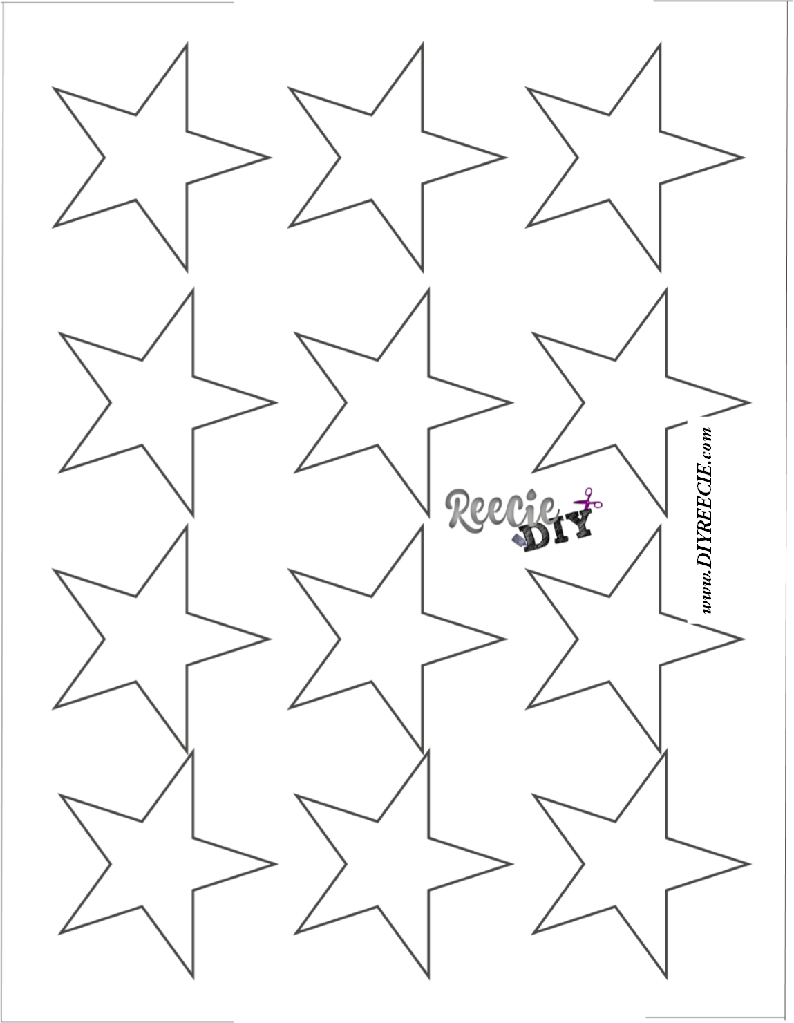 Wonder Woman Star Template