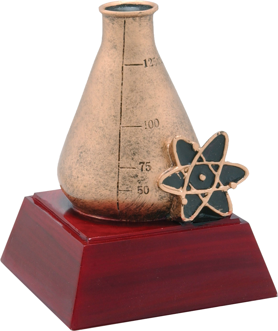 Download Science Beaker Resin - Science Trophy - Full Size PNG Image ...