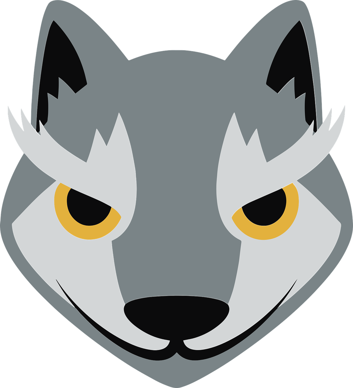 Download Vector - Wolf - Full Size PNG Image - PNGkit