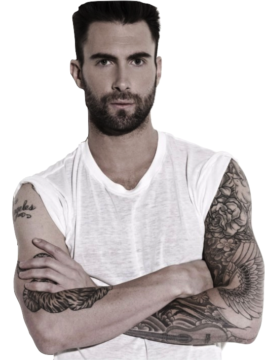 Download Adam Levine Transparent - Cantor Do Maroon 5 - Full Size PNG ...