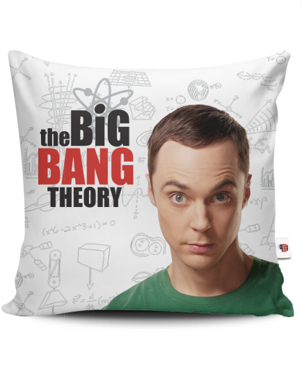 Download The Big Bang Theory Polštářek Sheldon Cooper Bílý - Big Bang ...