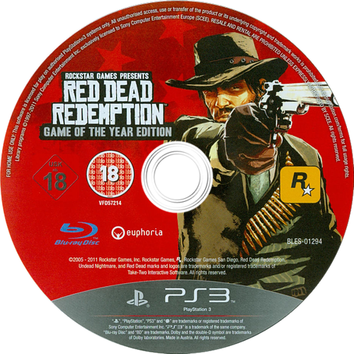 Download Red Dead Redemption Disk - Full Size PNG Image - PNGkit