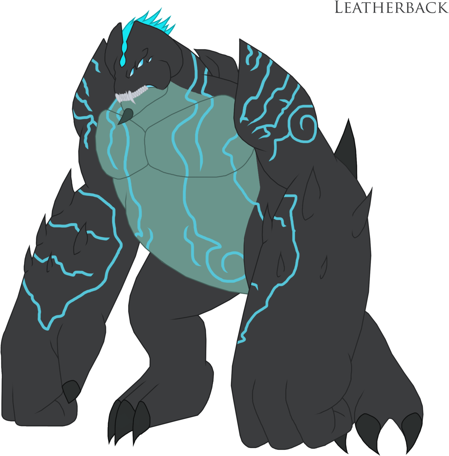 Download Leatherback By Pyrus-leonidas - Leatherback Kaiju Deviantart - Full Size PNG Image - PNGkit