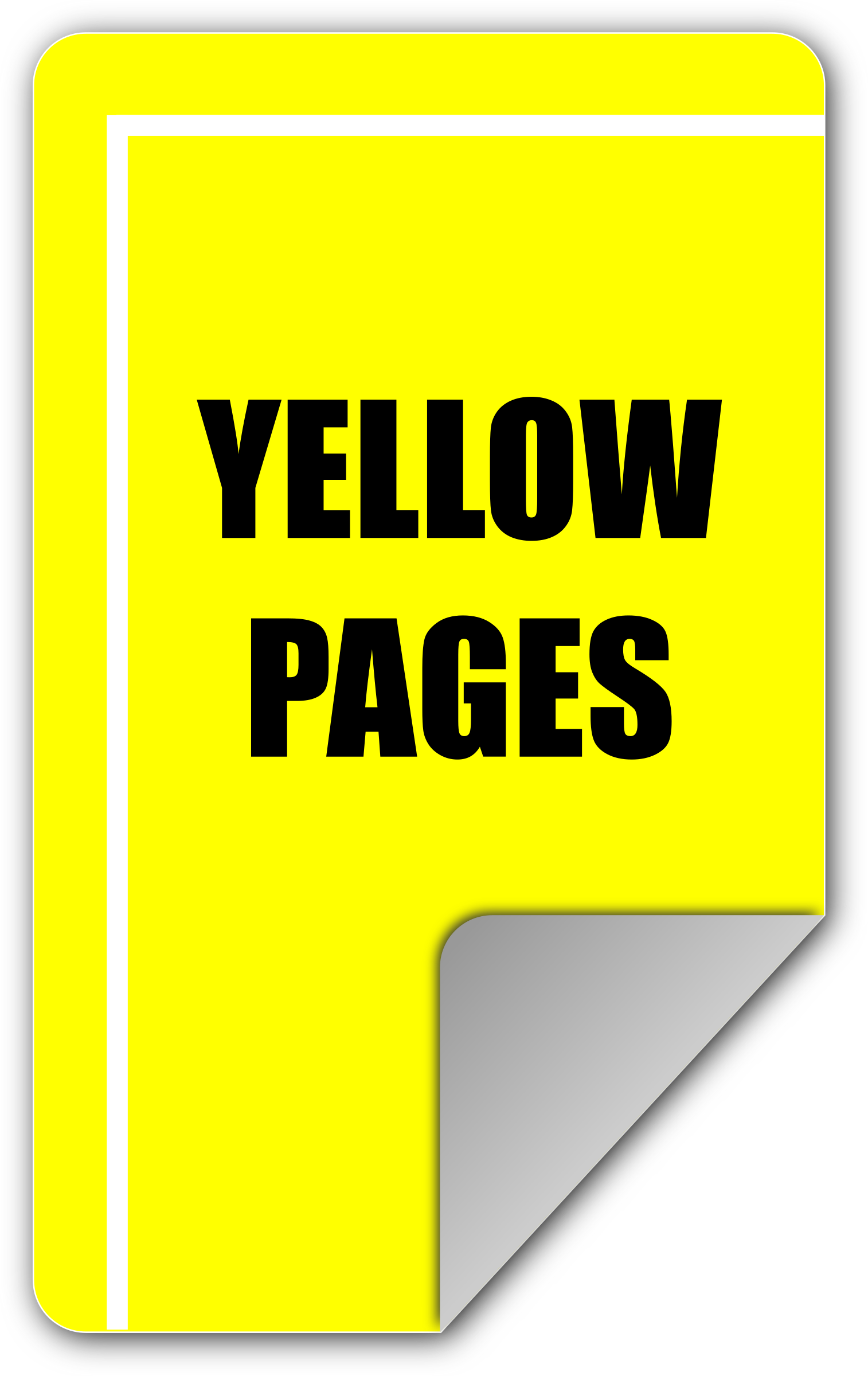 Download Yellow Pages Clip Arts - Full Size PNG Image - PNGkit