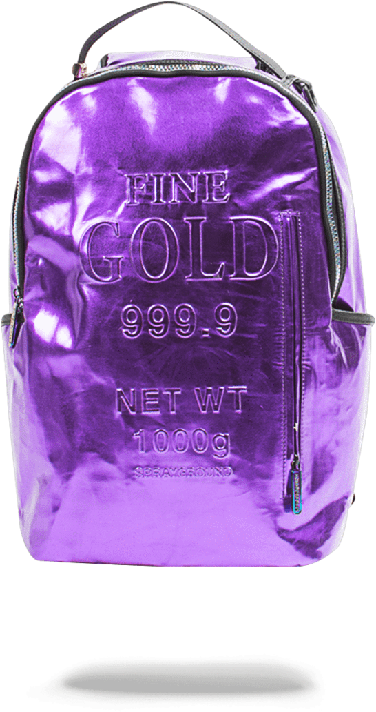 Download Sprayground- Gold Brick Backpack - Saweetie Bags Sprayground ...