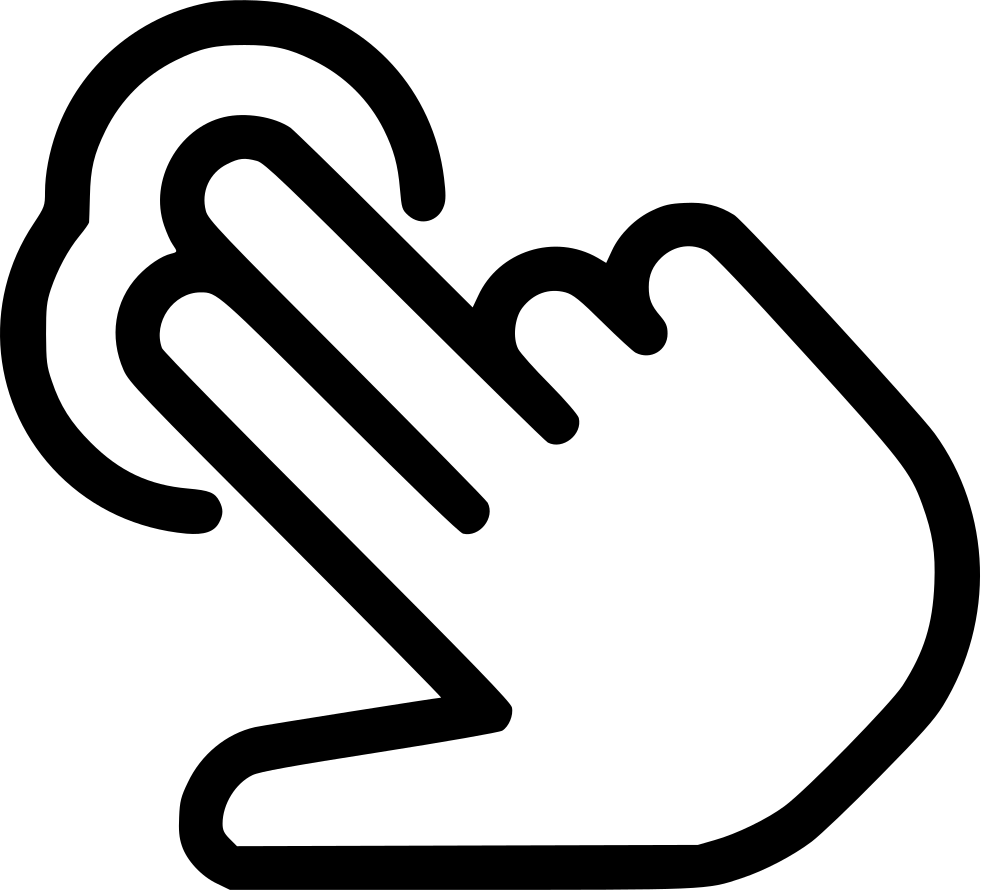 Download Finger Touch - - Icon - Full Size PNG Image - PNGkit