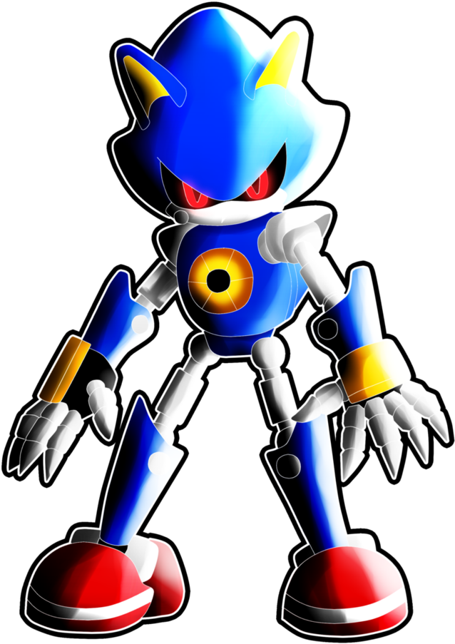 Download Metal Sonic By Crazyllama95 - Pinterest - Full Size PNG Image ...