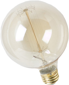 Download Edison Bulb - Incandescent Light Bulb - Full Size PNG Image ...