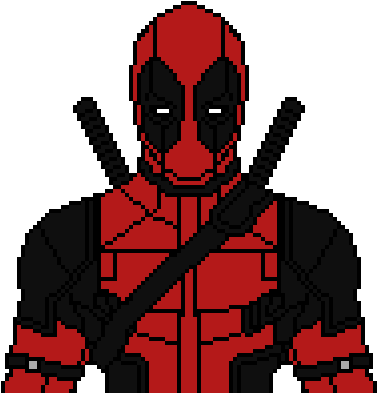 Download Pixel Art - Deadpool Pixel Art - Full Size PNG Image - PNGkit