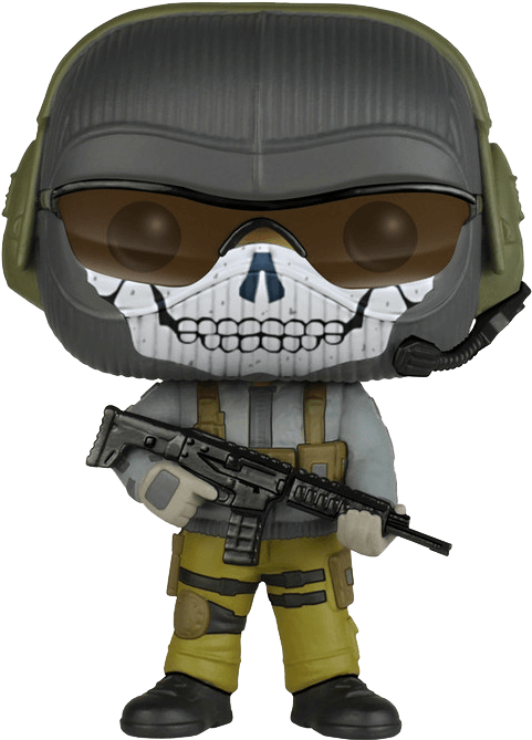 Download Call Of Duty Lt - Simon Ghost Riley Pop - Full Size PNG Image ...