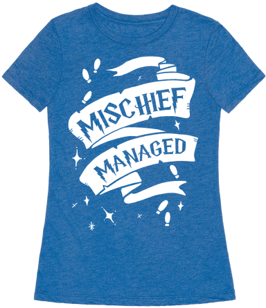 Download Mischief Managed - T-shirt - Human - T-shirt - Full Size PNG ...