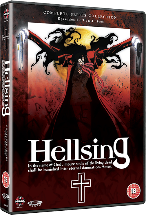 Download Hellsing The Complete Series Dvd - Full Size PNG Image - PNGkit