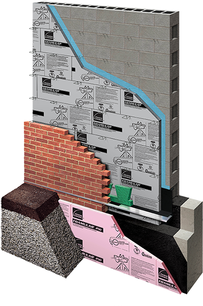 Download Concrete Masonry Unit With Masonry Veneer And Fluid - Xps Foam ...