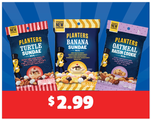 Download Planters Banana Sundae Mix - 3 Oz - Full Size PNG Image - PNGkit