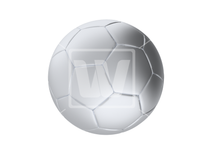 Download Silver Soccer Ball - Football - Full Size PNG Image - PNGkit