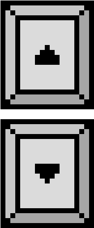 Download Arrow Keys - Arrow Key Pixel Art - Full Size PNG Image - PNGkit