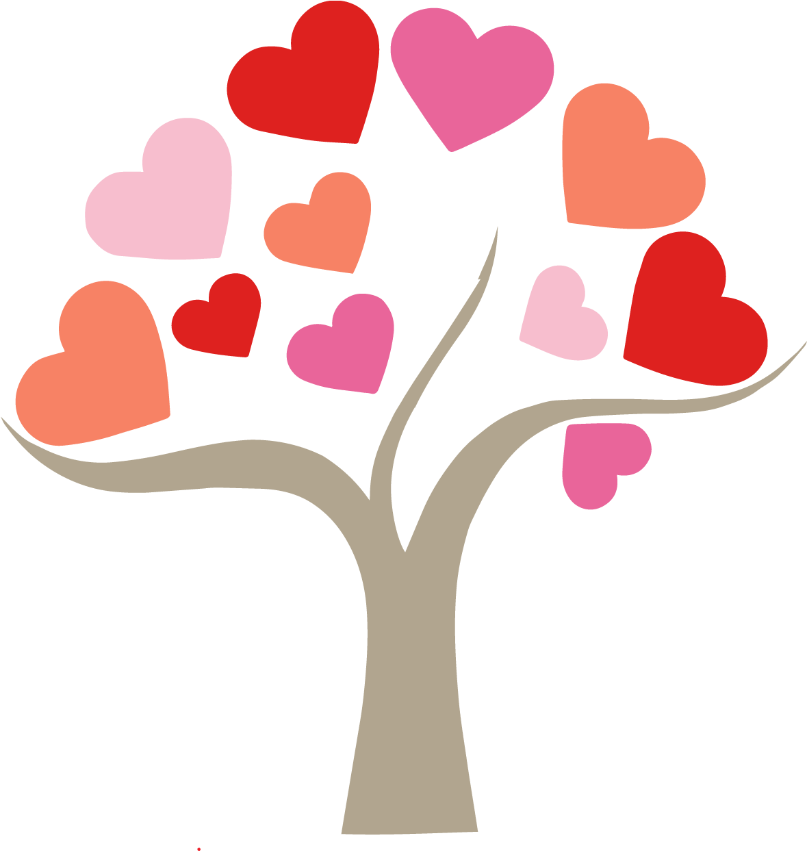 Download Tree Of Hearts - Full Size PNG Image - PNGkit