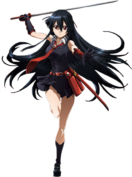Download Akame Akame Ga Kill - Akame Ga Kill Akame Outfit - Full Size ...