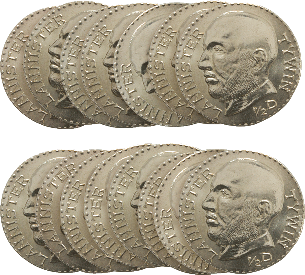 Download 15 Tywin Lannister Half-dragons Gaming Coins - Game Of Thrones ...