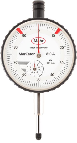 Download Mahr Marcator 810 A Dial Indicator - Dial Indicator Gauge - Full Size PNG Image - PNGkit