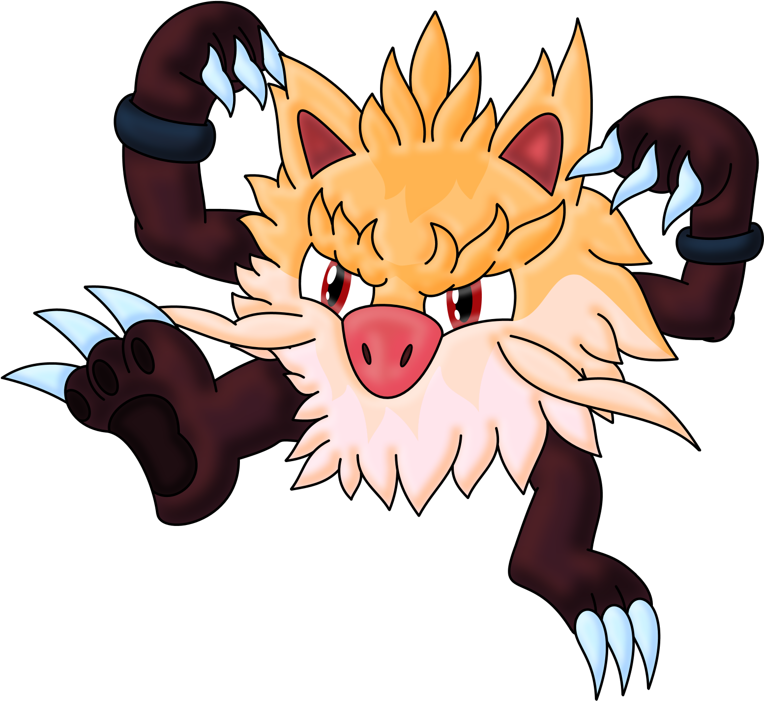 Download Agnios Primeape - Cartoon - Full Size PNG Image - PNGkit
