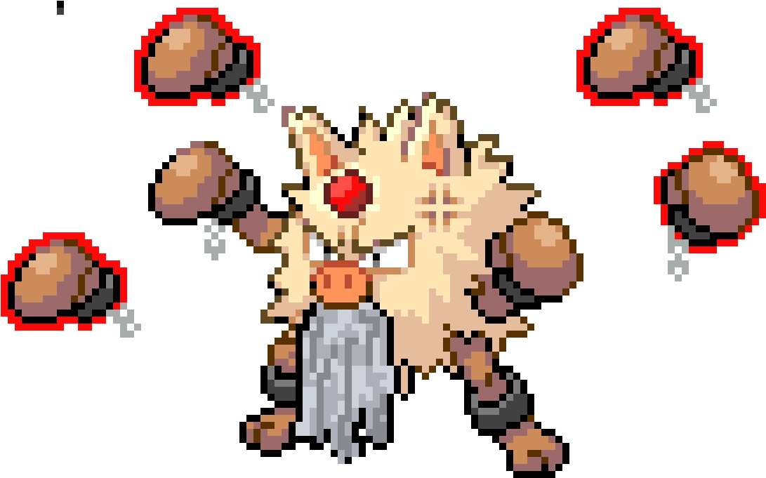 Download Mega Primeape - Primeape Sprite - Full Size PNG Image - PNGkit