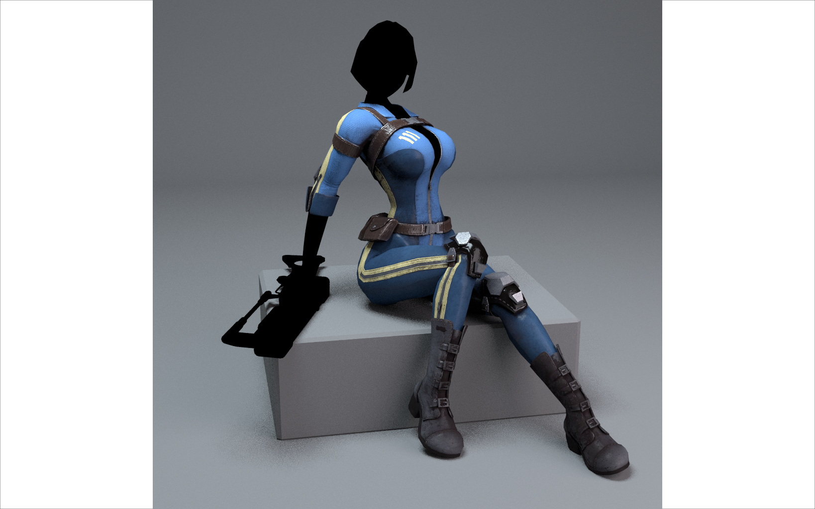 Download Fallout 4 Transparent Suit - Full Size PNG Image - PNGkit