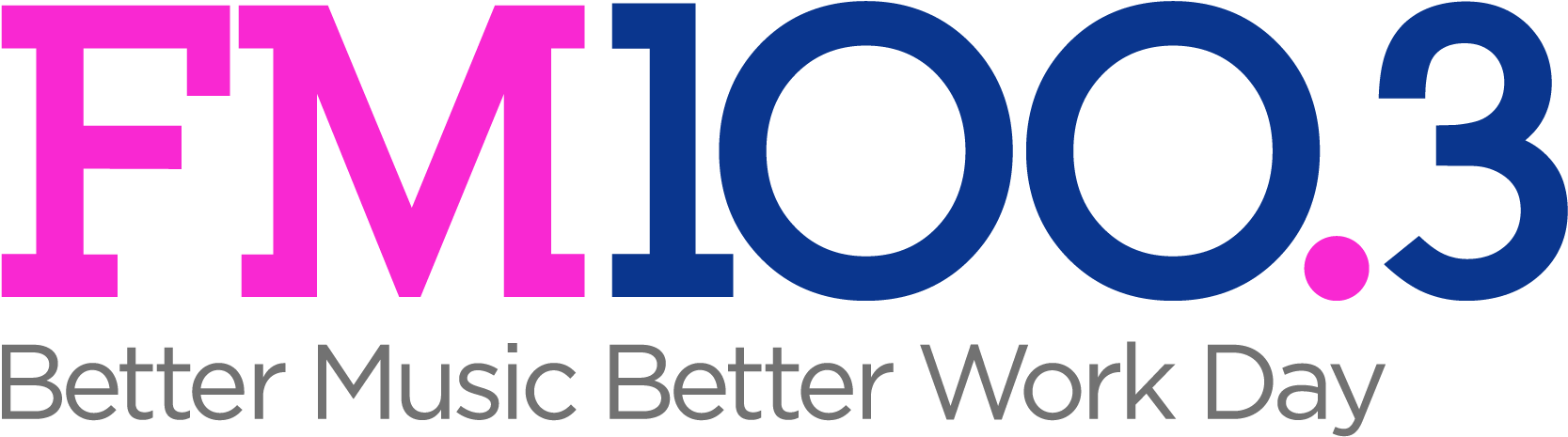 Download 3 Better Music Better Work Day - Fm 100.3 Logo - Full Size PNG ...