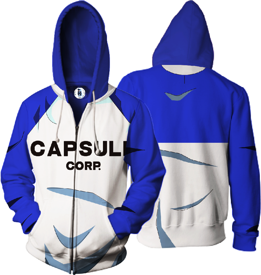 Download Super Saiyan Capsule Corp Armor 3d Print Zip Hoodies - Hoodie ...