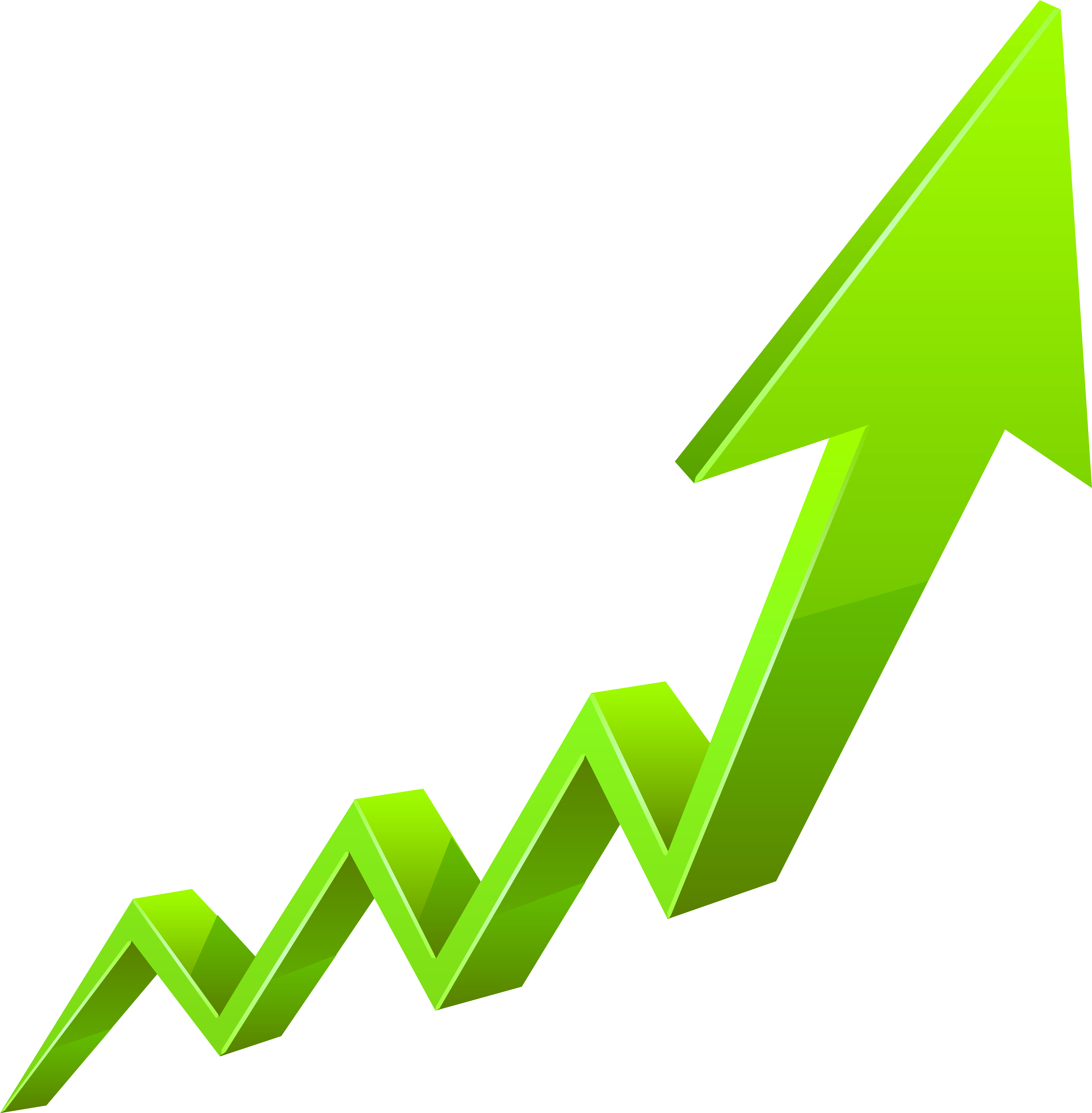 Download Green Growth Arrow Png - Full Size PNG Image - PNGkit