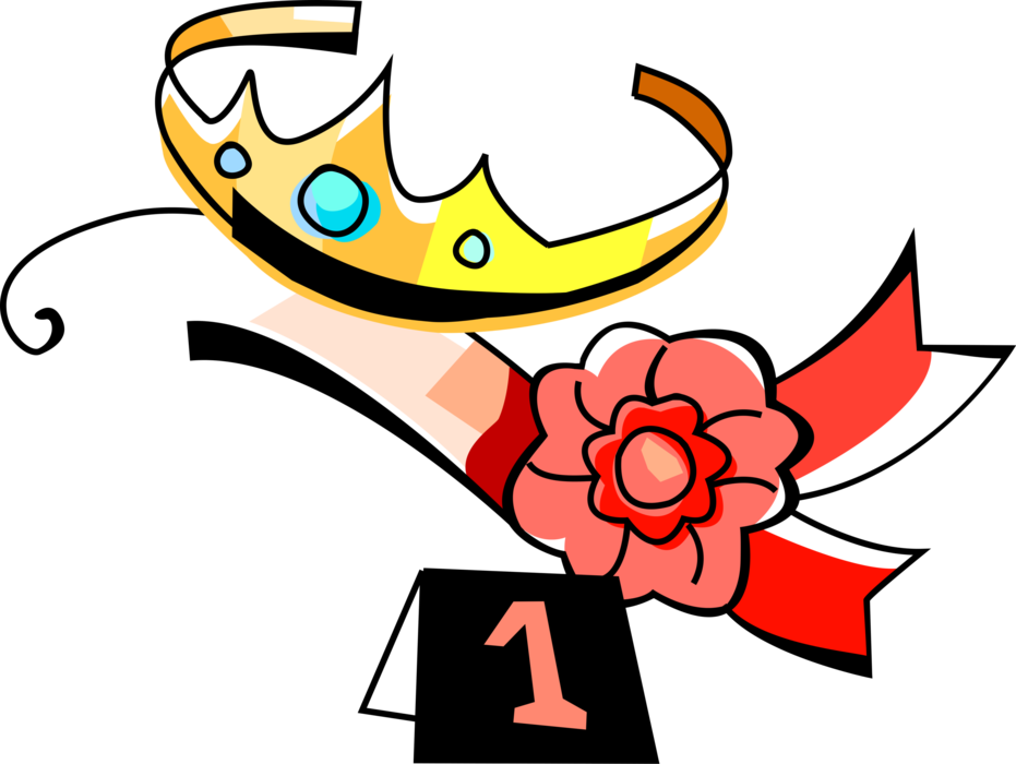 Download Vector Illustration Of Beauty Queen Tiara Crown And - Beauty ...