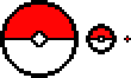 Download Pokeball - Pixel Art - Full Size PNG Image - PNGkit