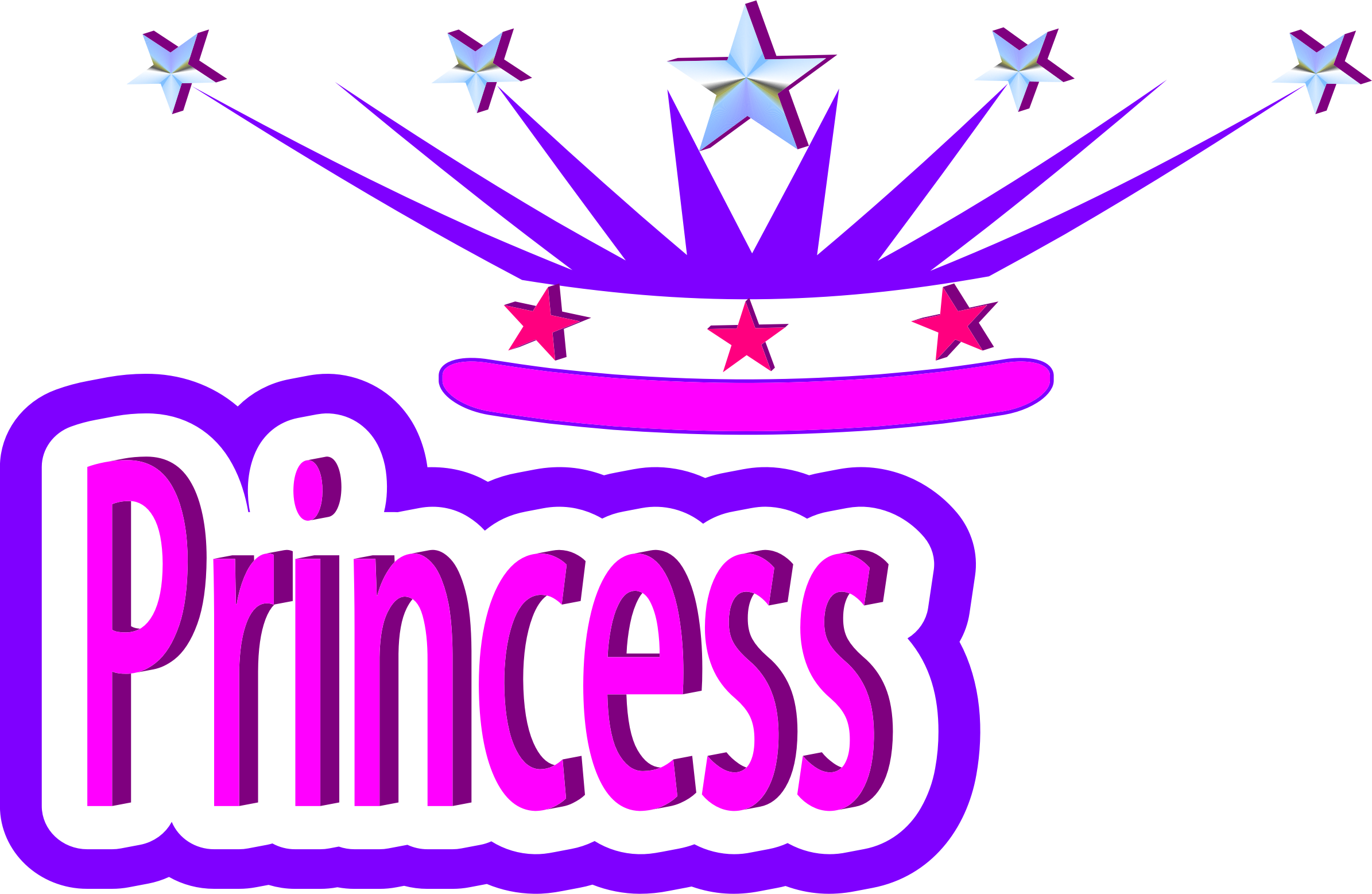 Download Transparent Princess Crown Vector Png For Kids - Clipart ...